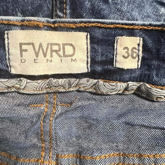 Fwrd Denim | Jeans | Fwrd Denim Mens Acid Wash Distressed Motto Denim ...